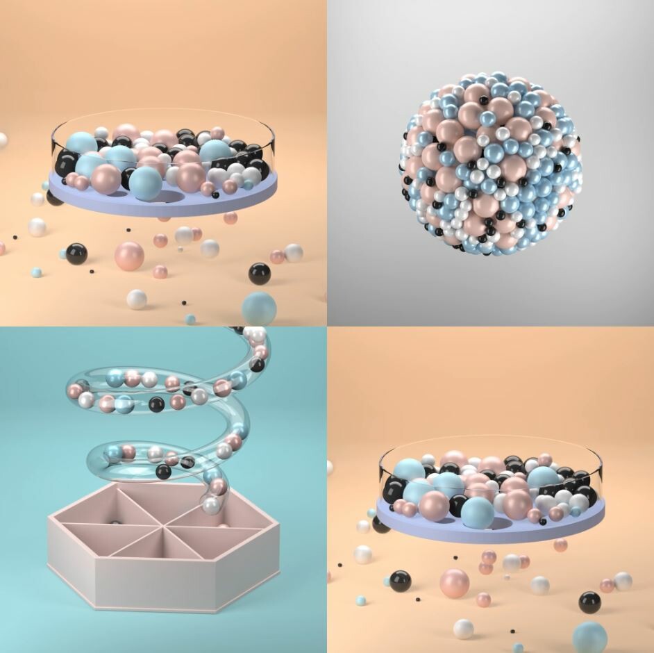 ArtStation - Dynamic spheres