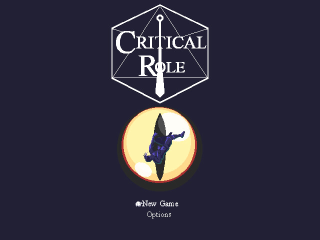 ArtStation - Critical Role 16 bit RGP intro screen