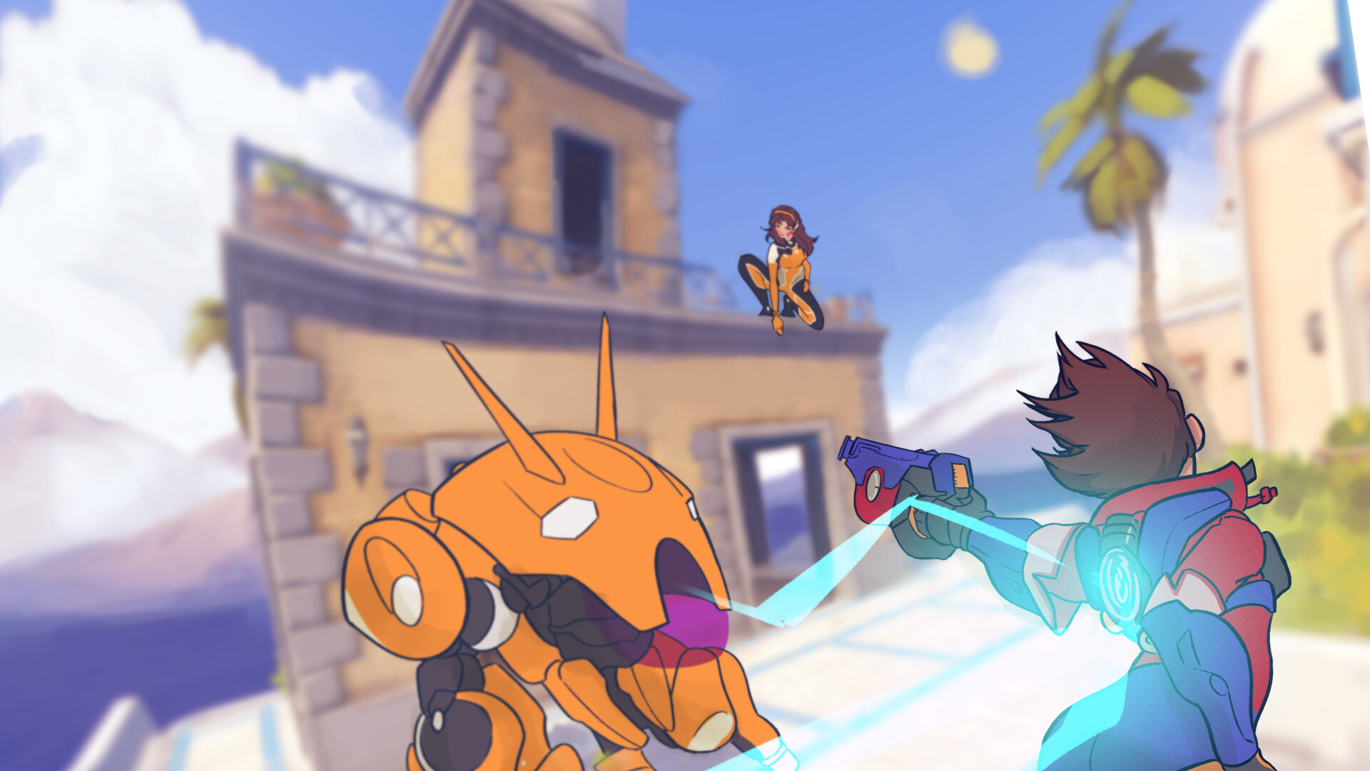 Robbie Derosa - Commissioned work for Paris Eternal (Stage 4 Overwatch ...