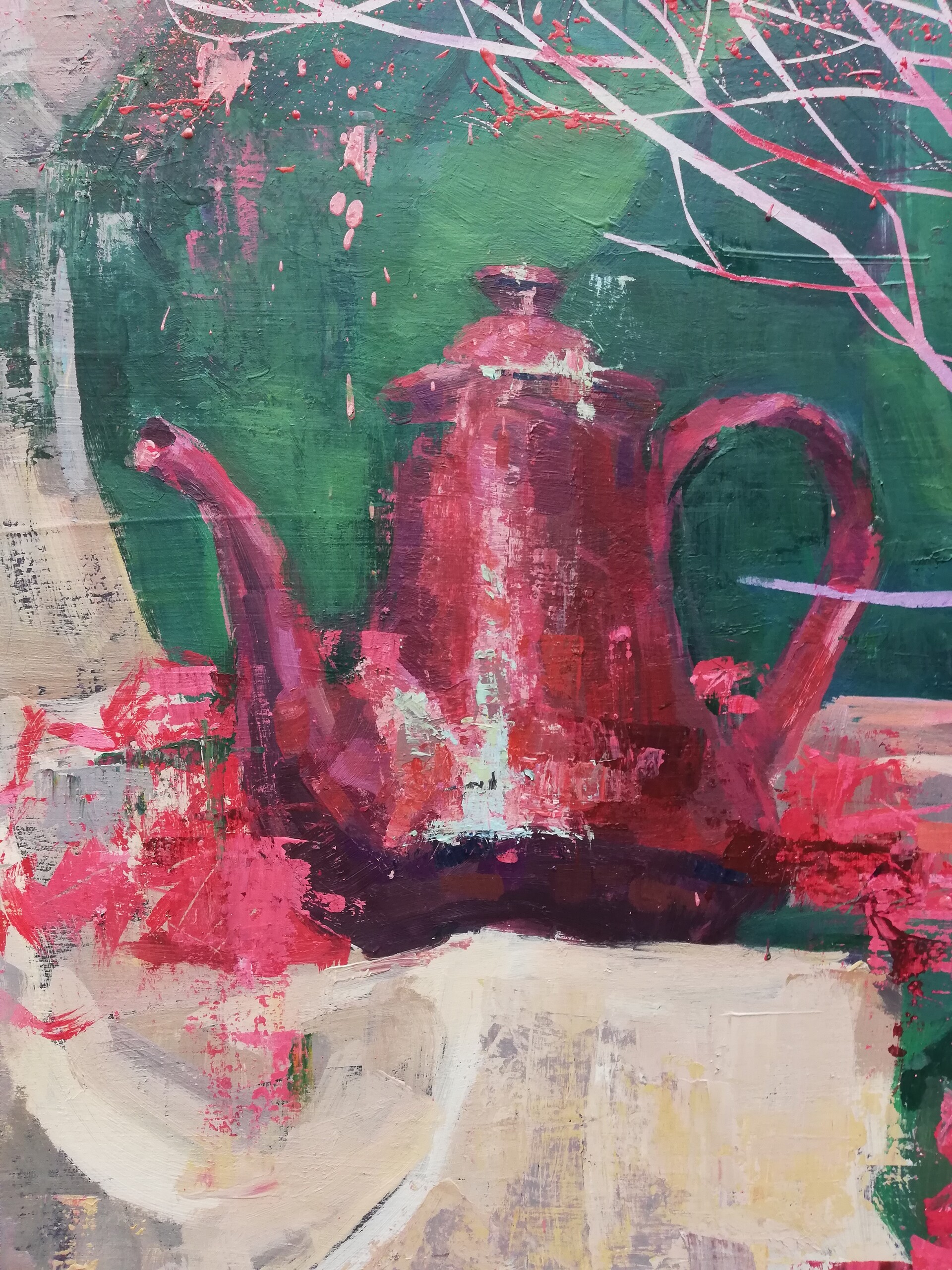 ArtStation - Still life study, acrylic on HDF board 70x100 cm