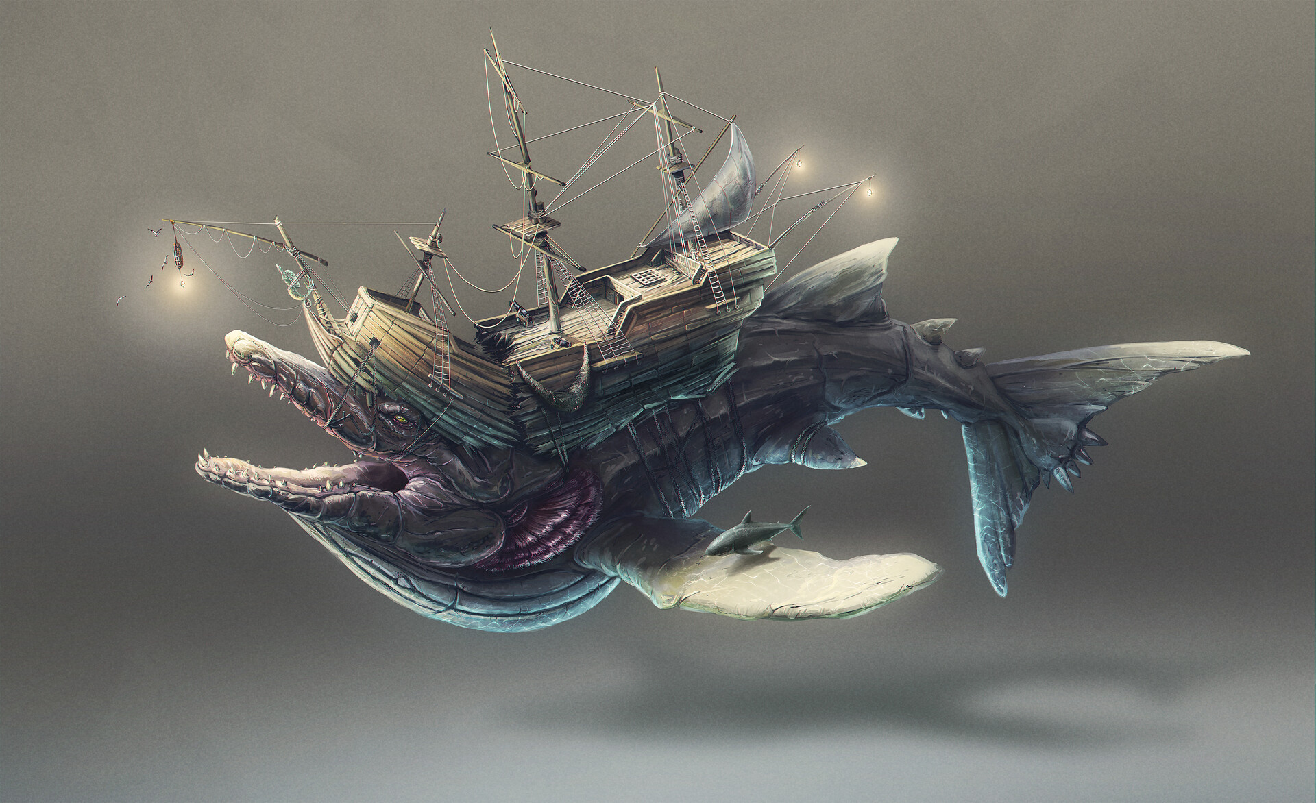 ArtStation - Monster ship