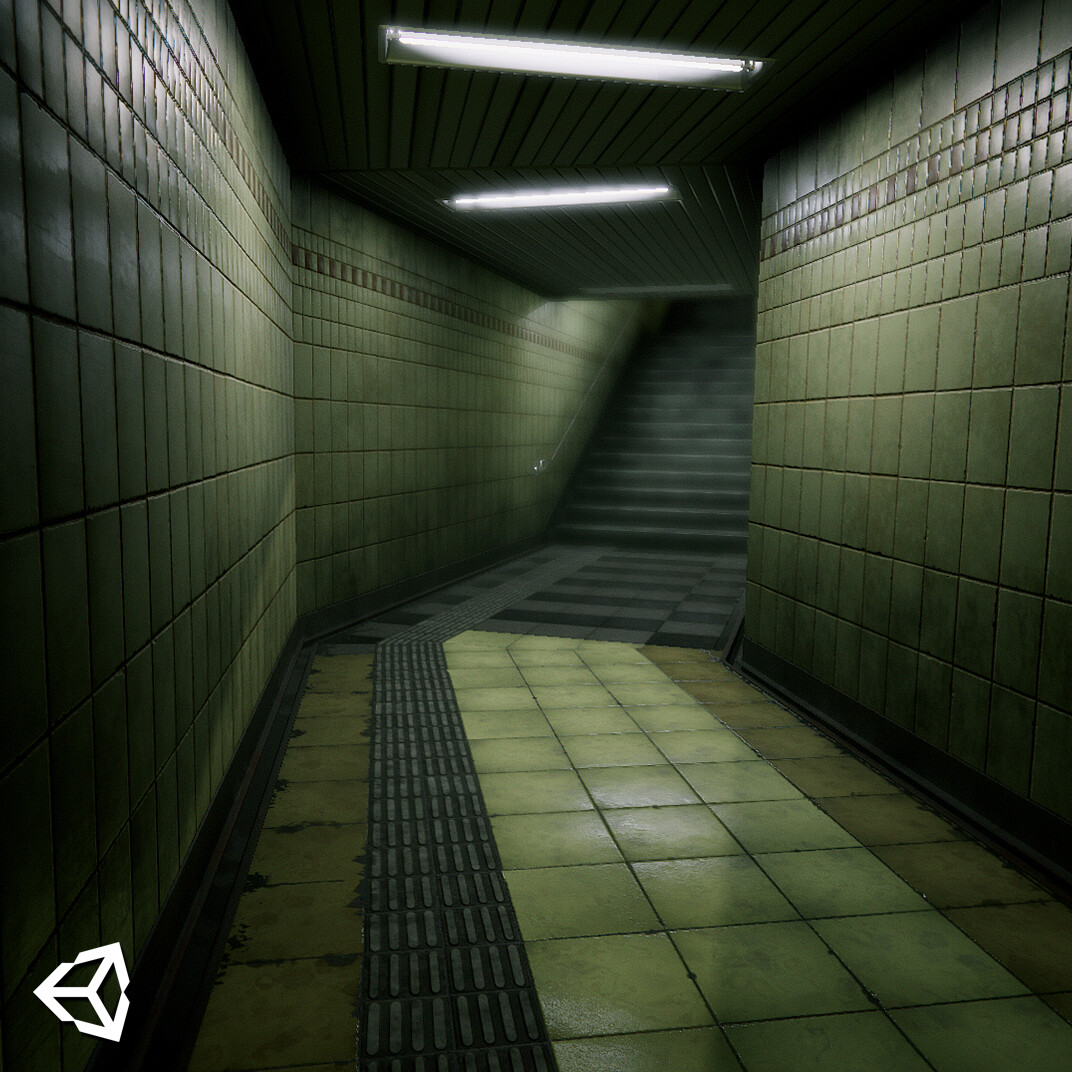 ArtStation - Subway Corridor: Unity HD Render Pipeline