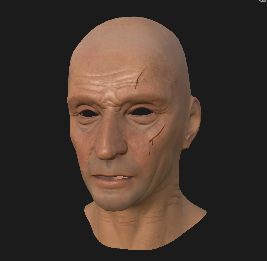 ArtStation - Game ready character face