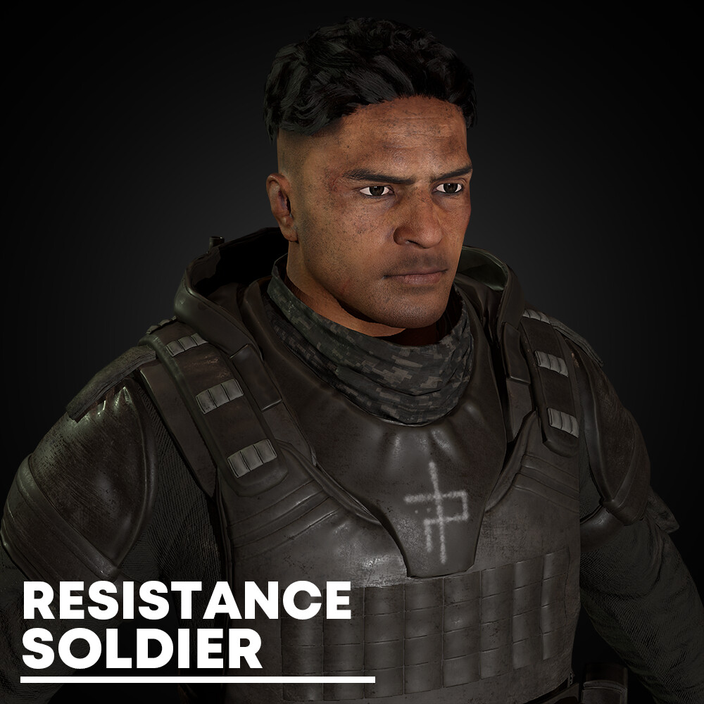 ArtStation - Resistance Soldier