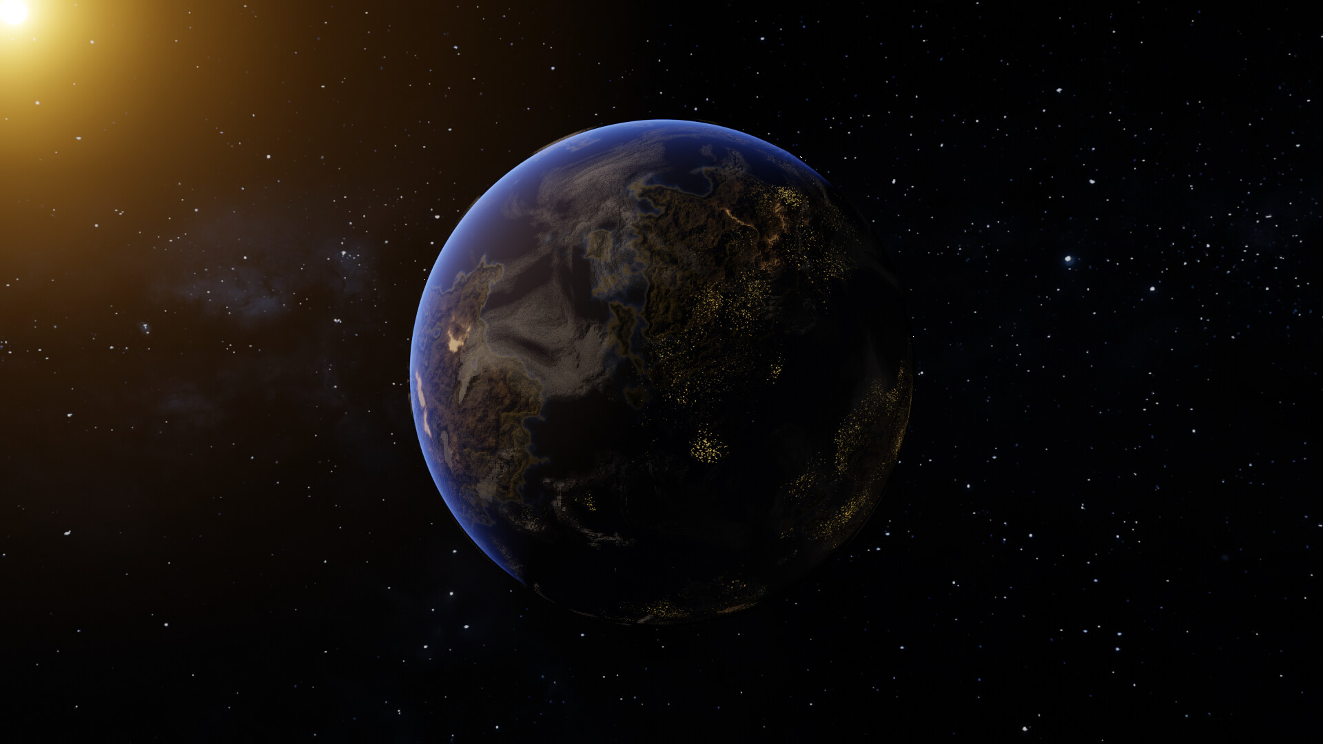ArtStation - Procedurally generated planets