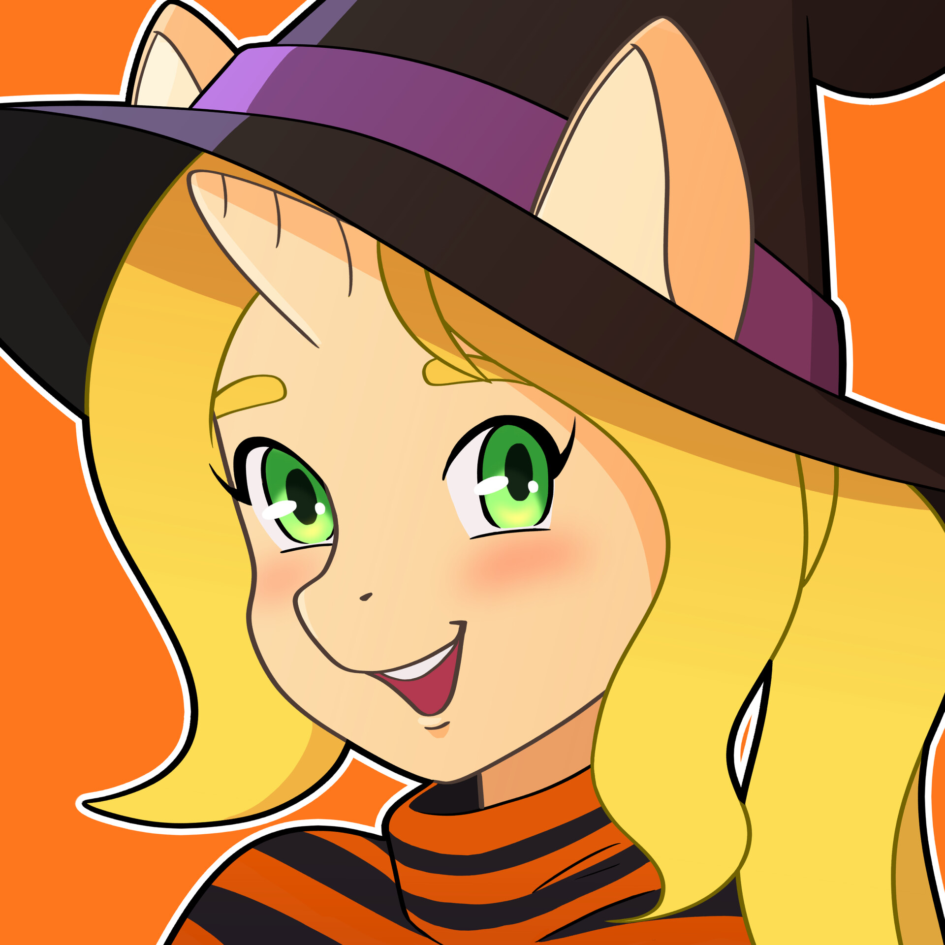 ArtStation - Spooky pony commission