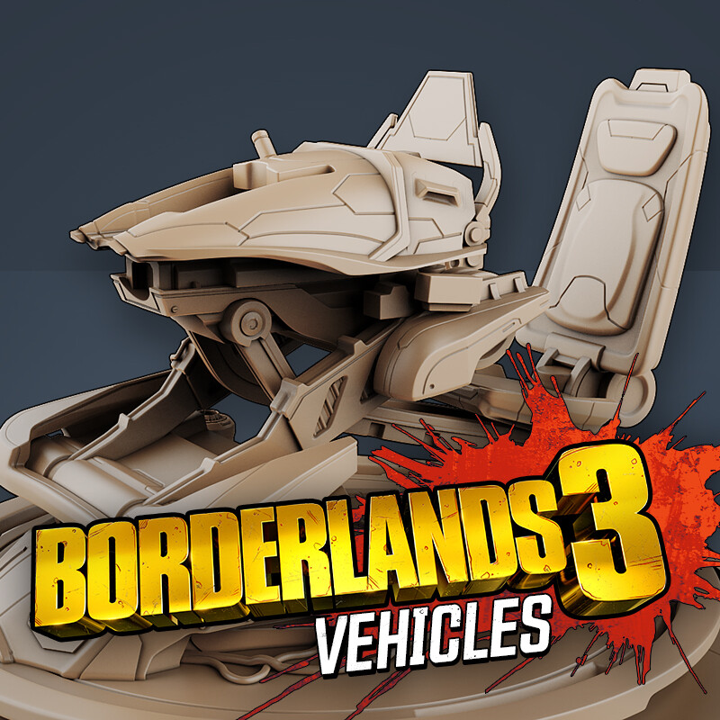 ArtStation - Borderlands 3 Manned Turrets