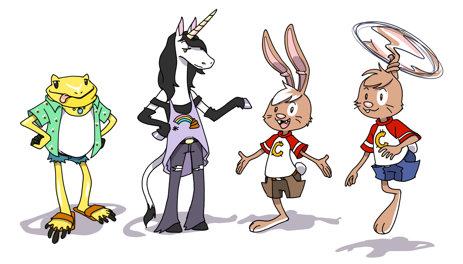 ArtStation - Chopper and Hops Character Turnarounds