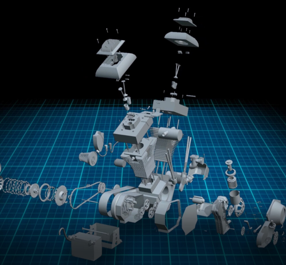 ArtStation - Motorcycle Mechanic Simulator 2021 - Modularity