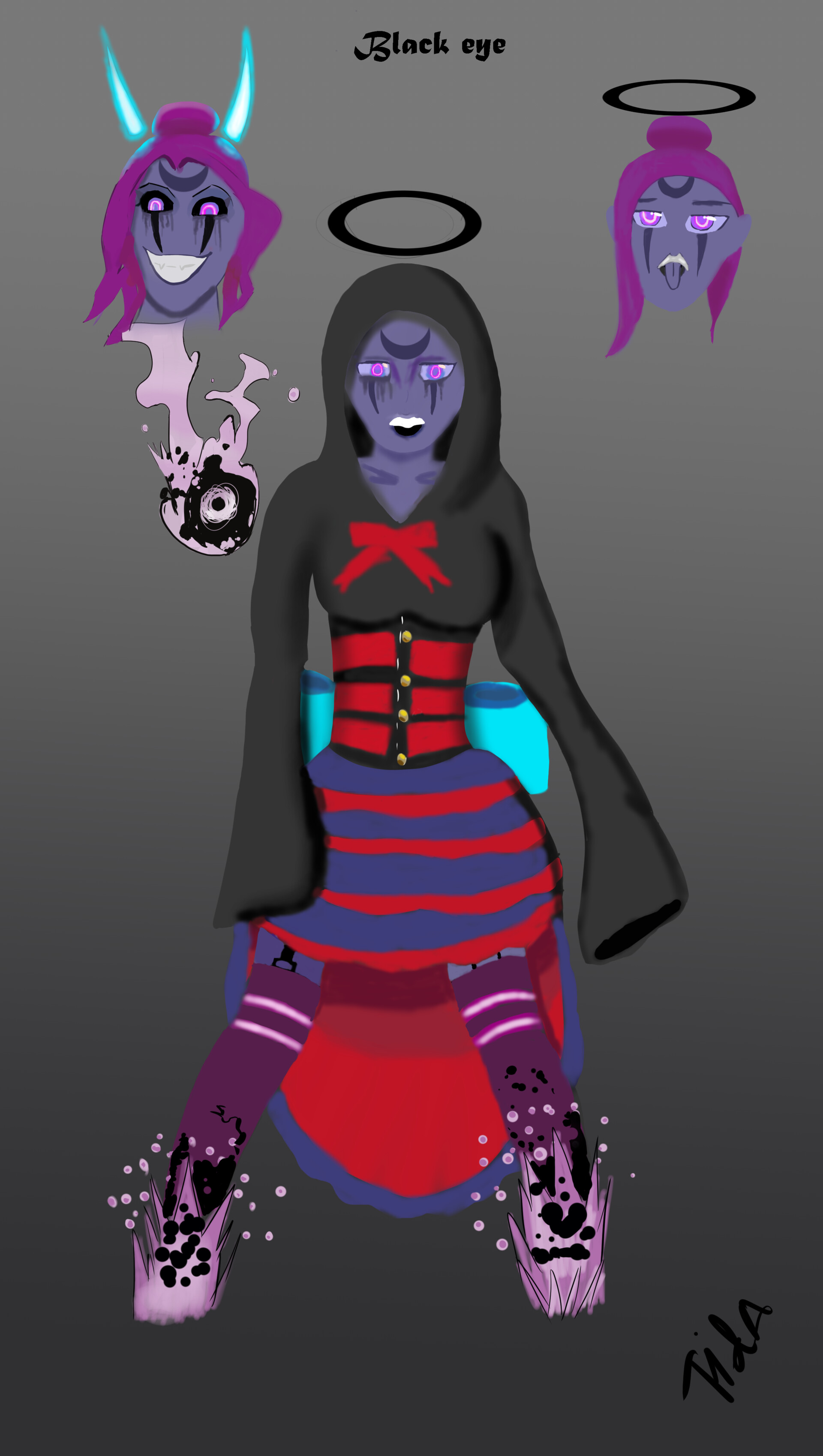 ArtStation - Black eye