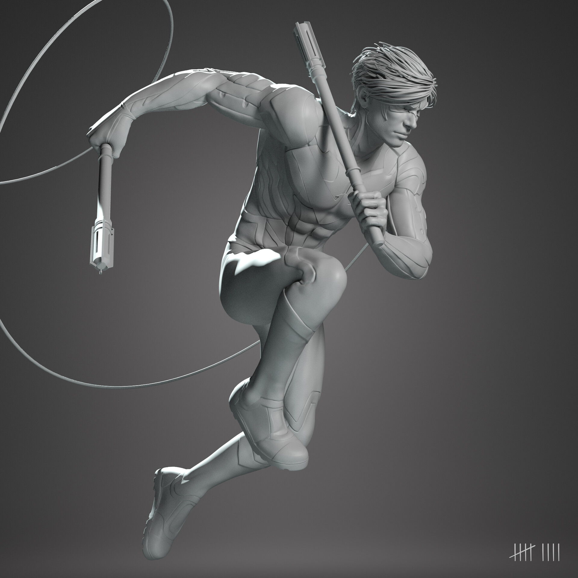 ArtStation - Nightwing Posing