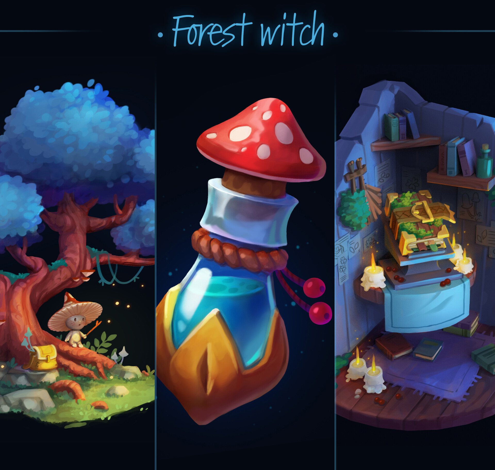ArtStation - Forest witch