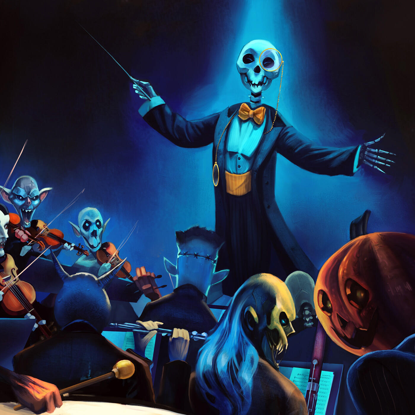 ArtStation - Halloween Orchestra