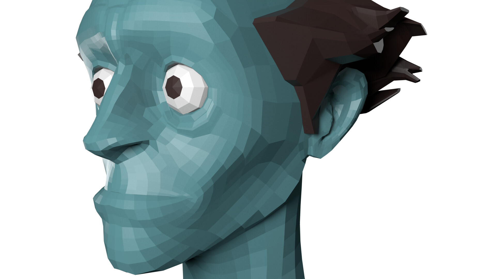 ArtStation - Topology Head - Fanart of the Zombie (Wreck It Ralph)