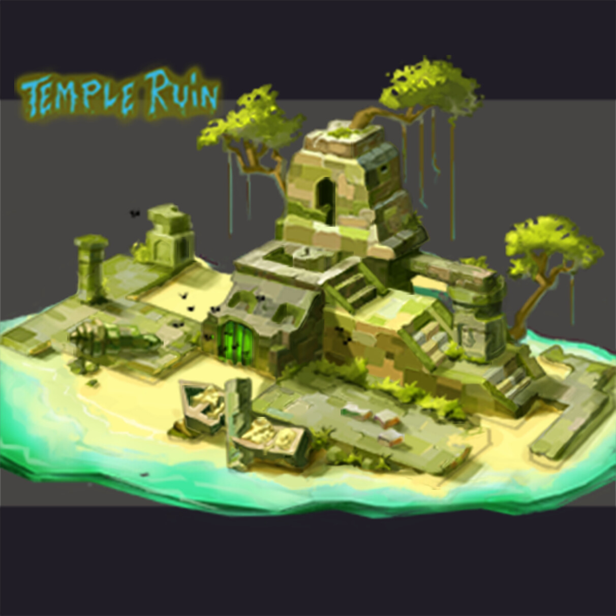 ArtStation - Temple Ruins