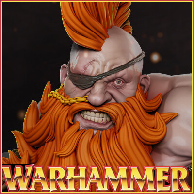 ArtStation - Gotrek Gurnisson ( Warhammer Fantasy )