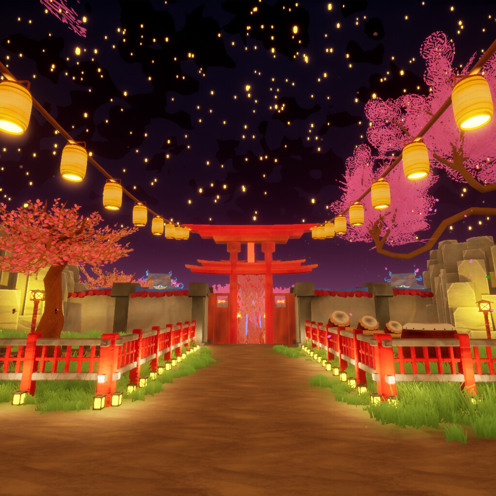 ArtStation - Sakura Season - Stylized Environment