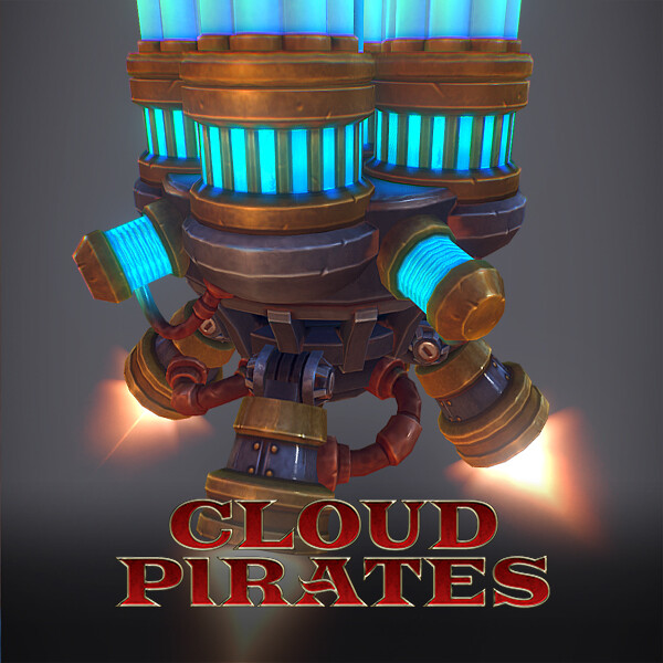 ArtStation - Shield Generator (Cloud Pirates)