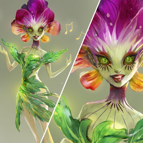 ArtStation - Singing Pansy