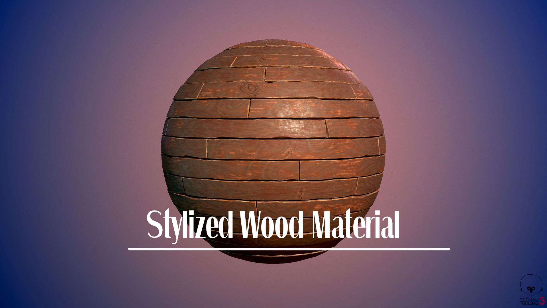 ArtStation - Stylized Wood Material