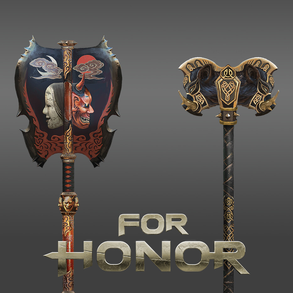 ArtStation - For Honor Weapons Concept Design