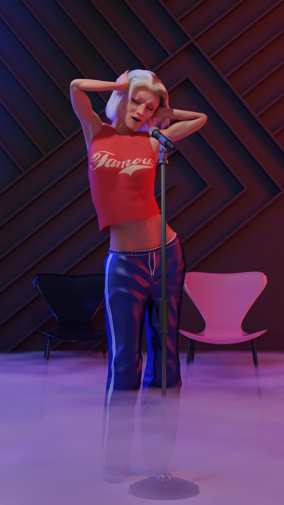 ArtStation - Singing girl