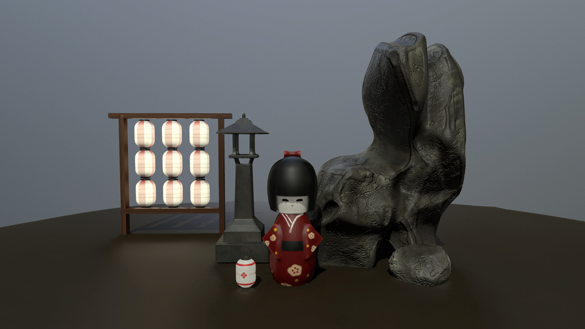 ArtStation - Japanese style game asset