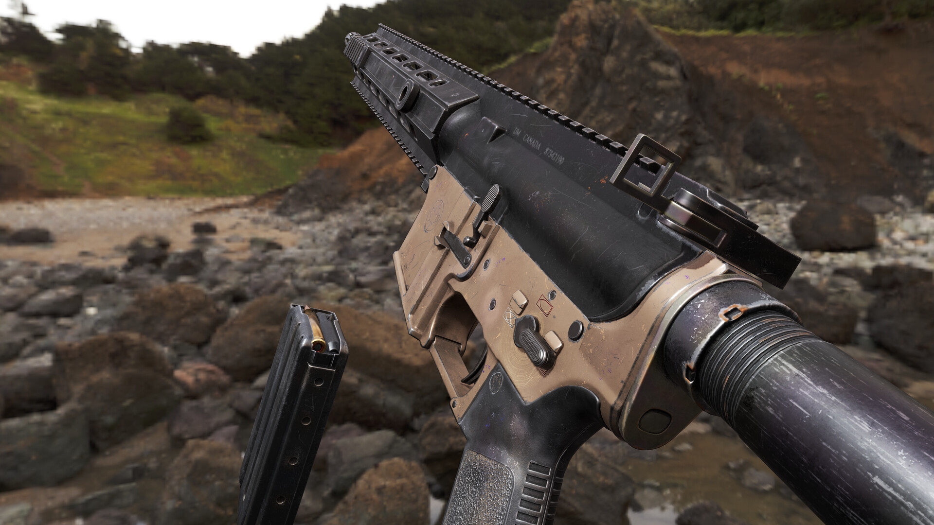 ArtStation - C7 M16 Assault Rifle Integrated Receiver
