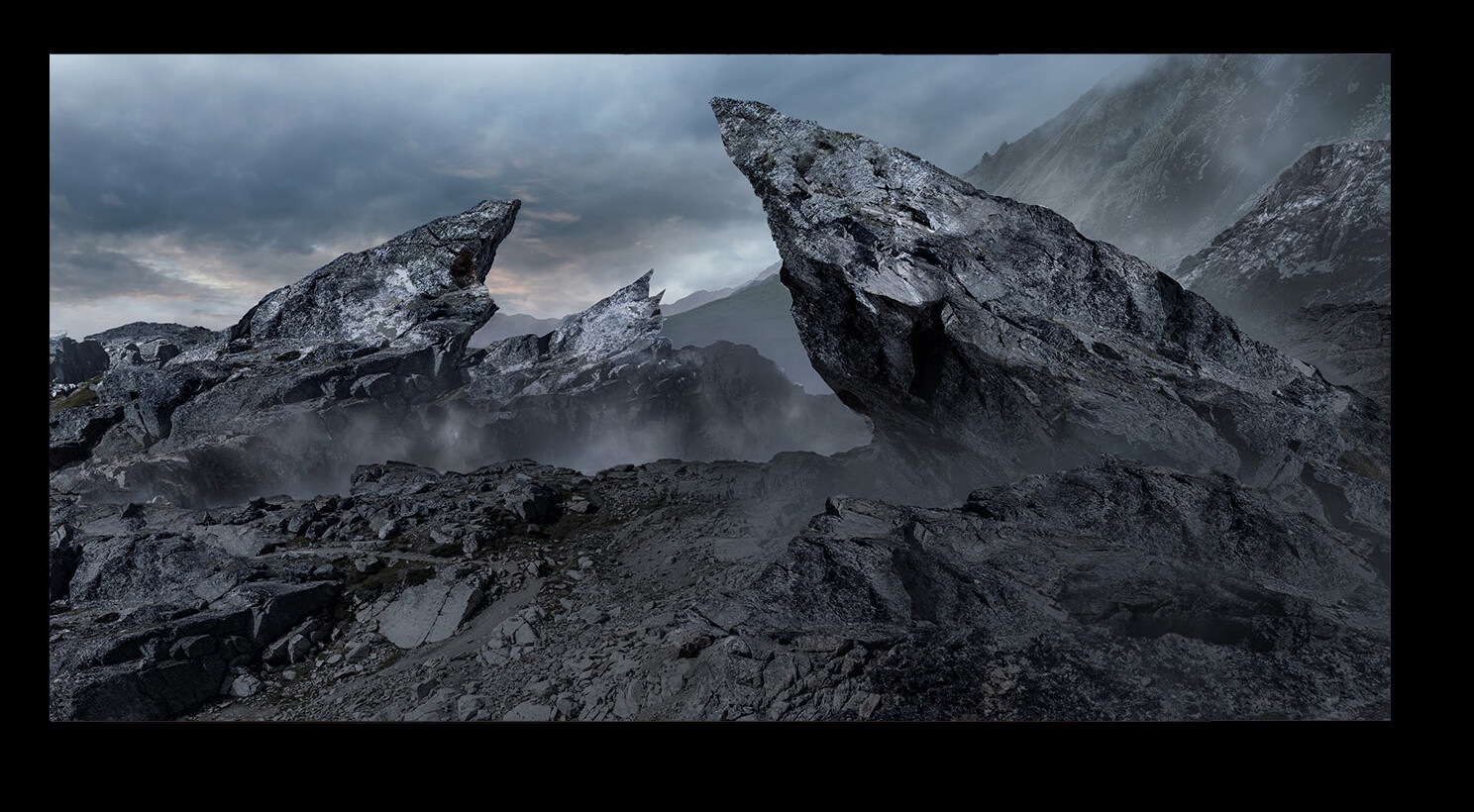 ArtStation - dangerous rocks