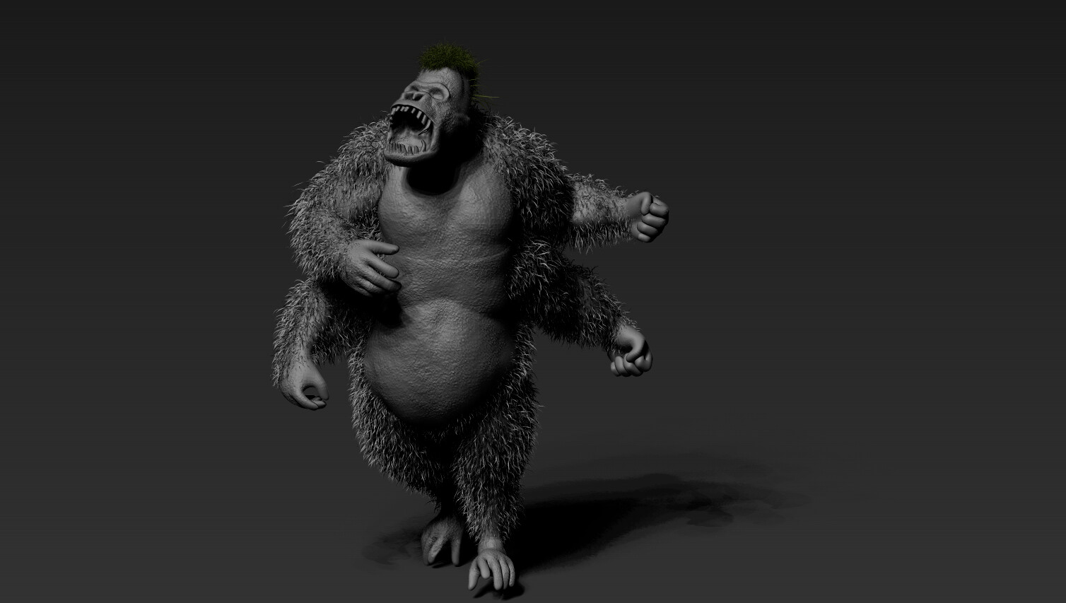 ArtStation - Silverback gorilla