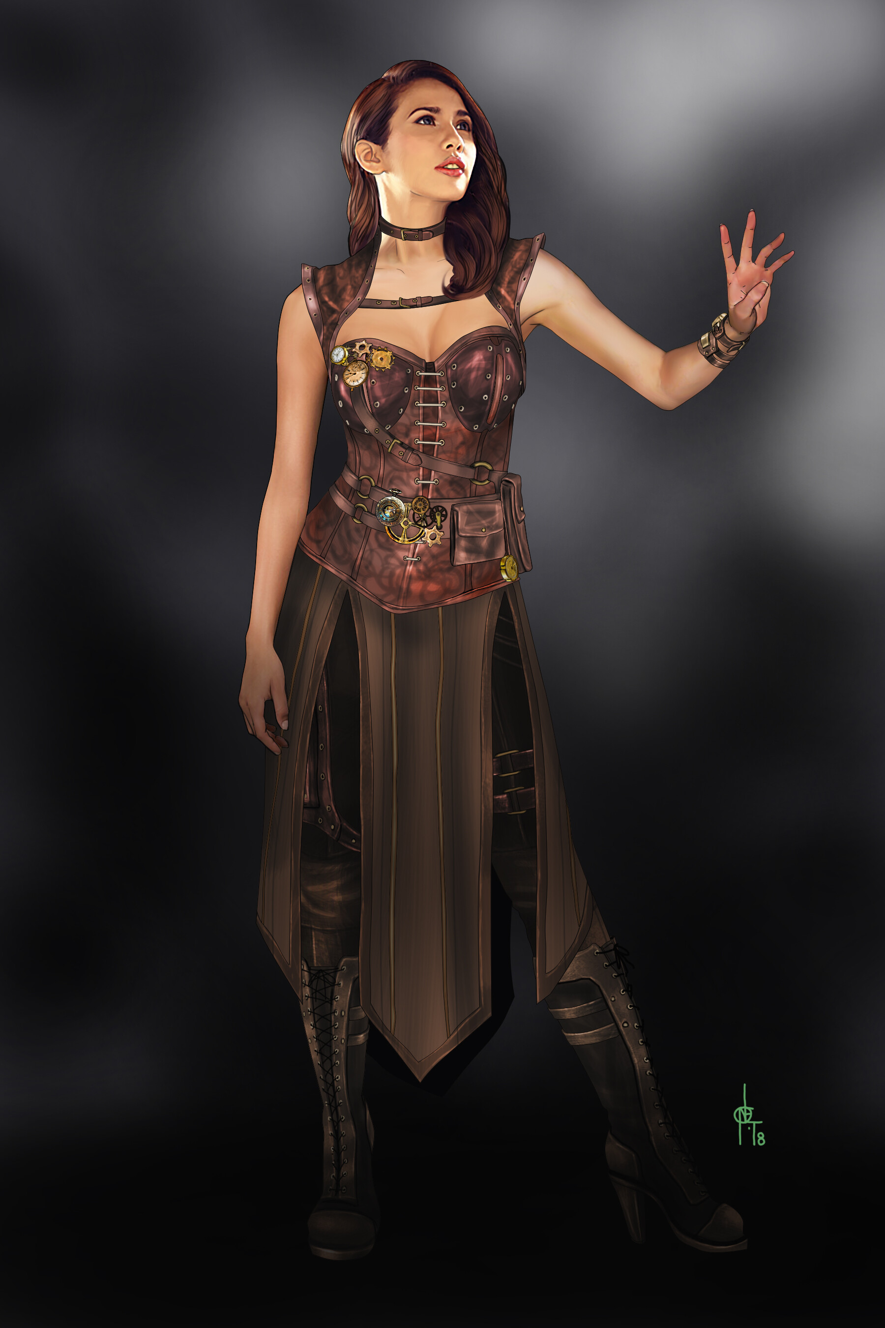 ArtStation - Steam Punk Witch 1