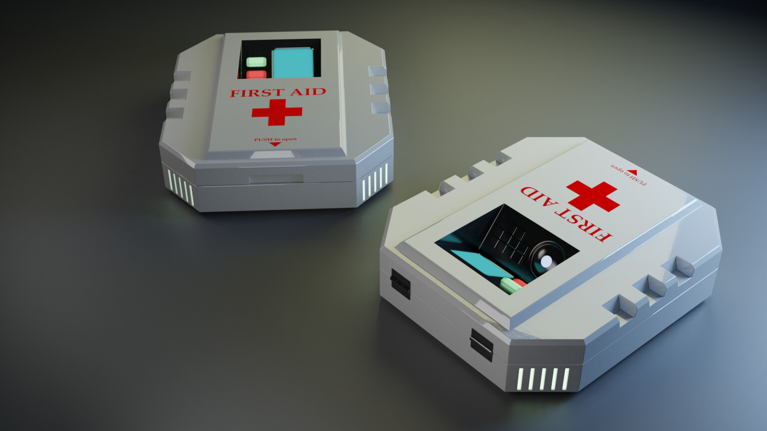 ArtStation - Scifi MedKit