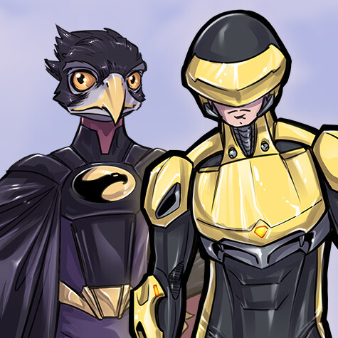 ArtStation - MHA Redesign Project: Tenya & Tokoyami