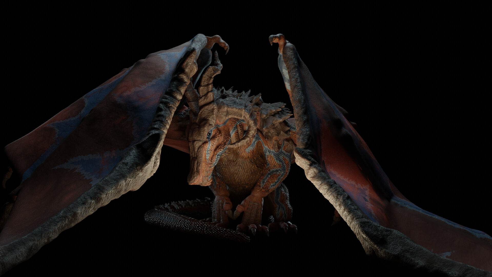 ArtStation - Orange Dragon