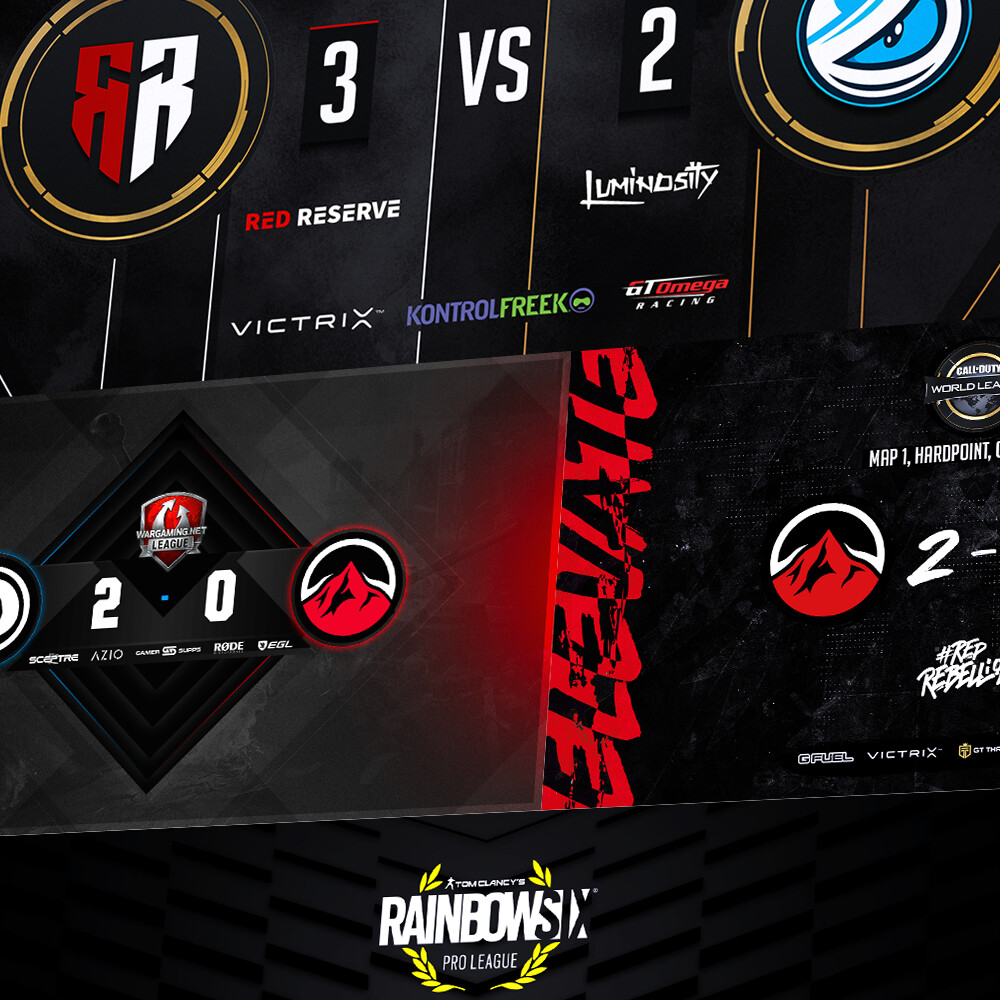 ArtStation - eSports Scoreboards/Scorecards