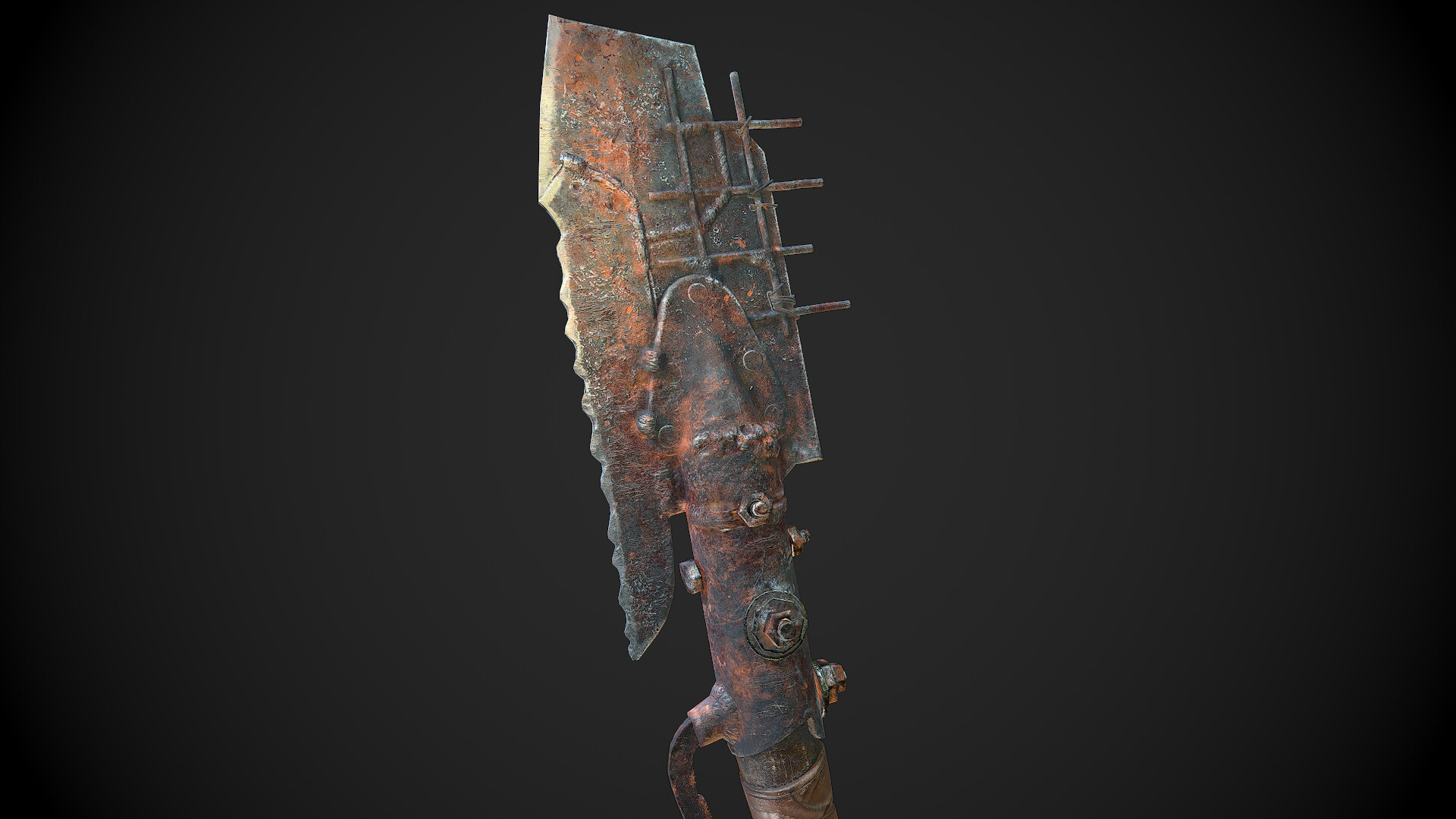 ArtStation - Post-apocalyptic knife