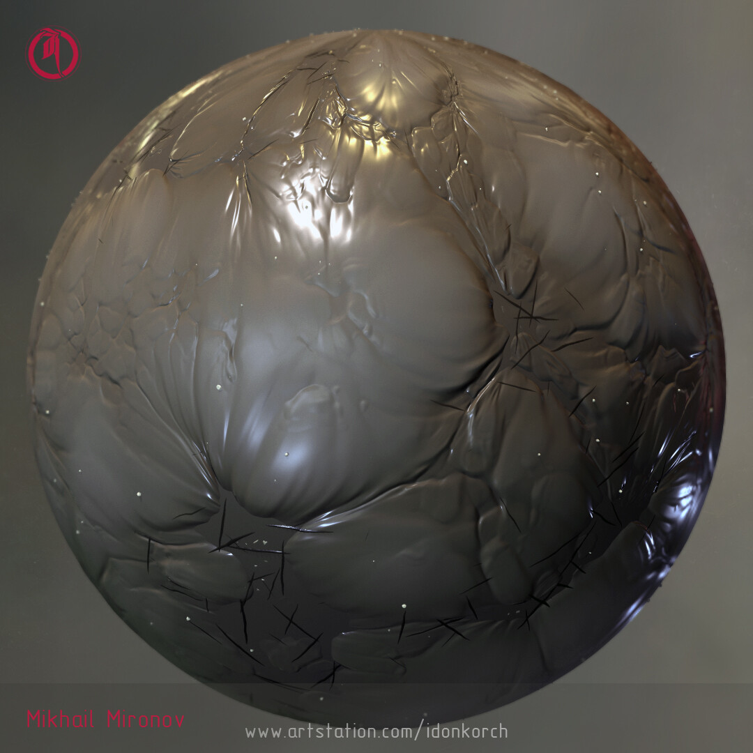 ArtStation - material practice "mud"
