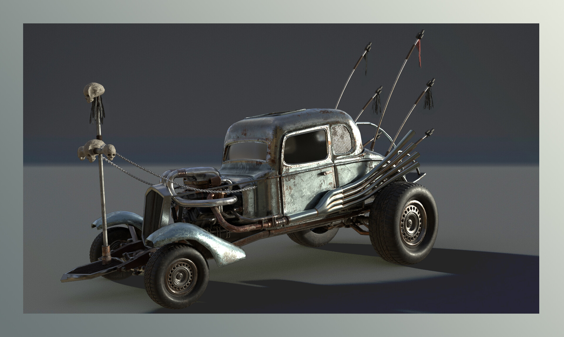 ArtStation - Mad Max The Nux car