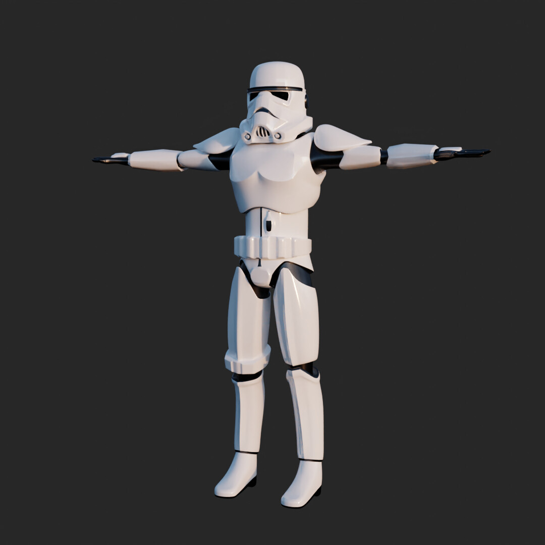 ArtStation - Stormtrooper Model - Game Ready