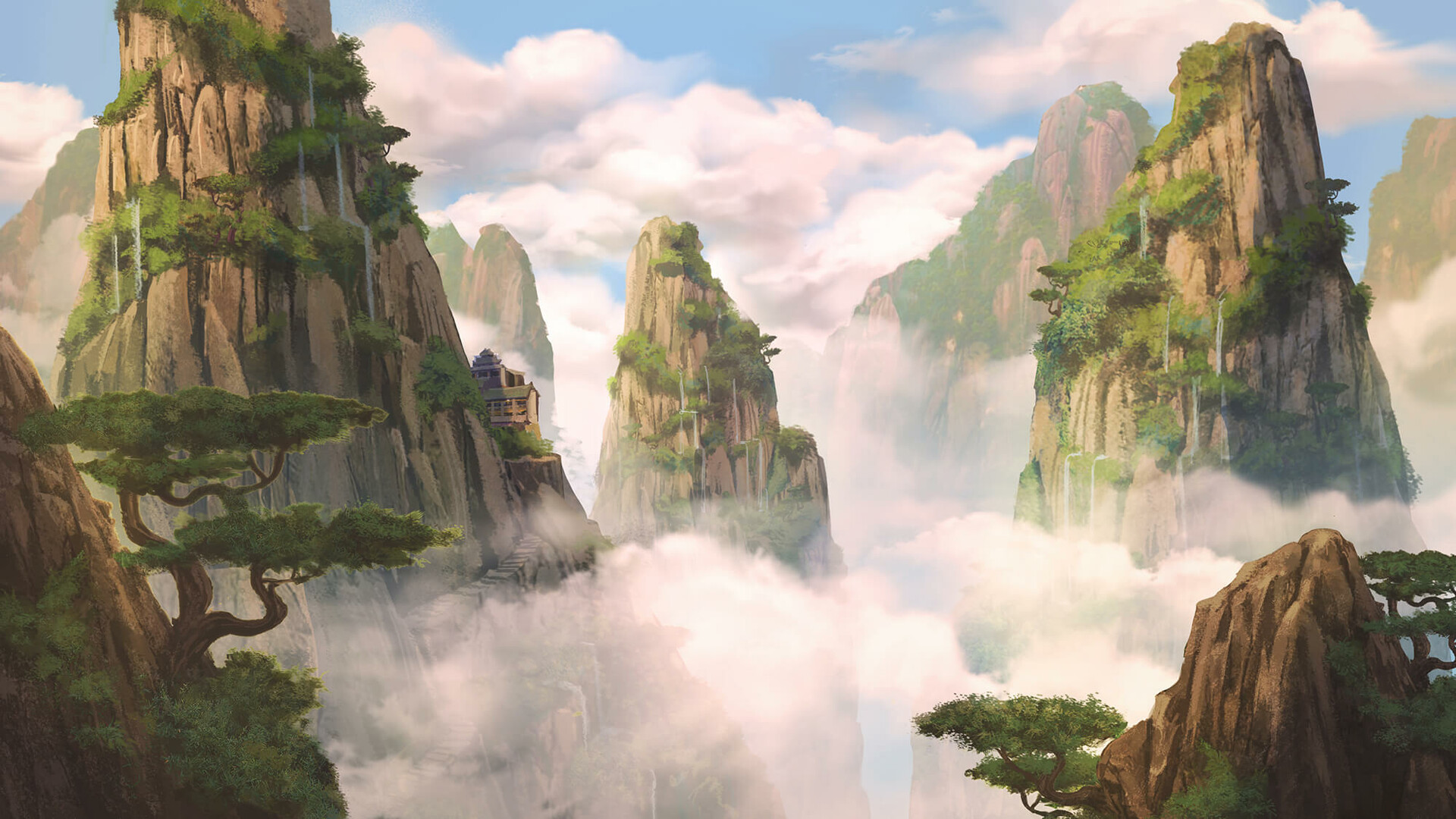 ArtStation - 2D backgrounds and UI