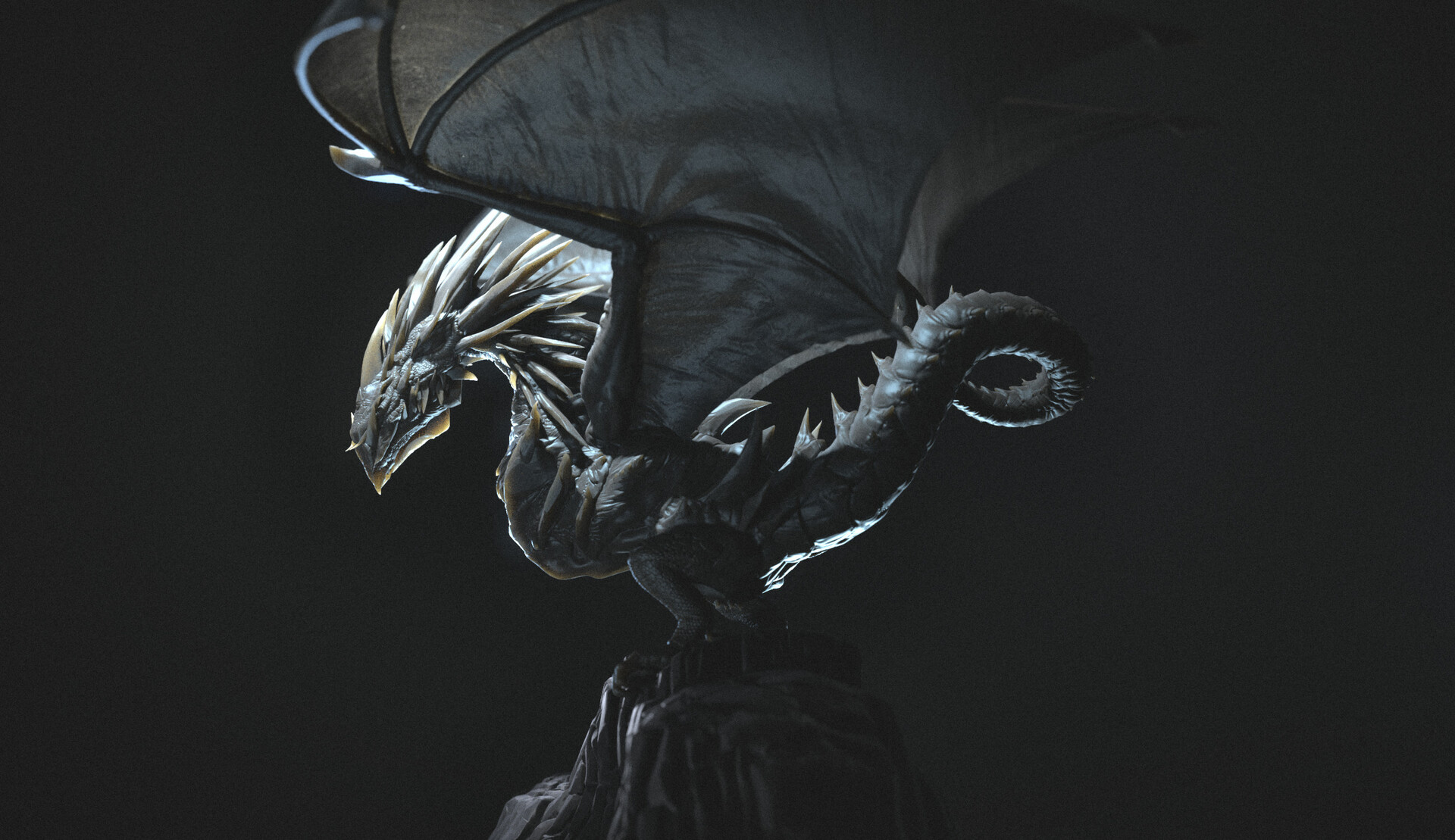 ArtStation - Horned dragon