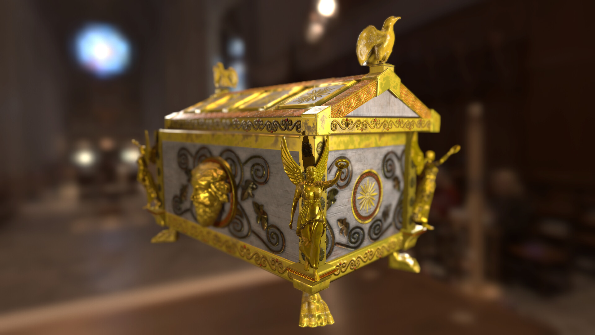 ArtStation - MY Practice works 01_ "Assassin's creed : Odyssey" Item Box