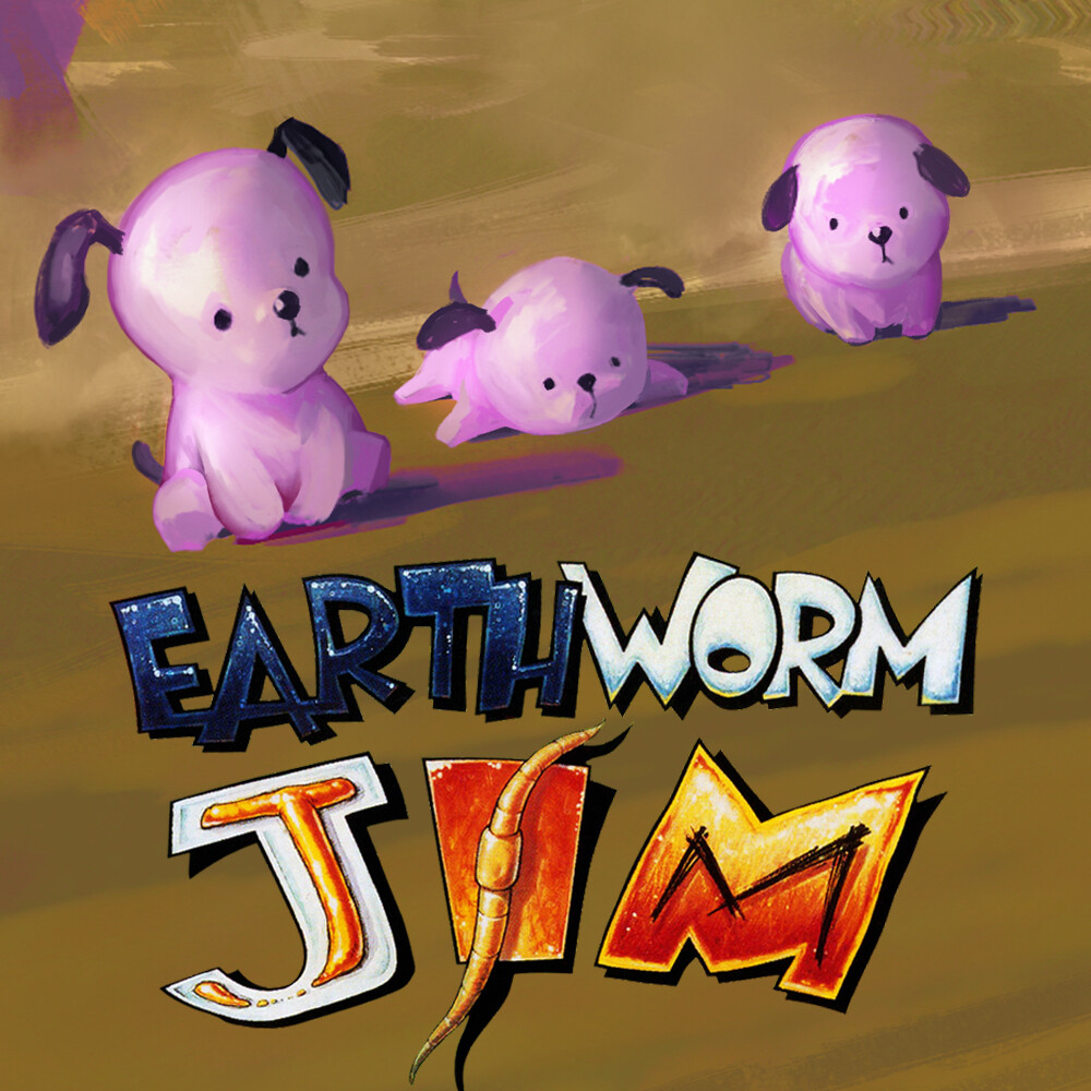 ArtStation - Earthworm Jim: Launch The Cow!