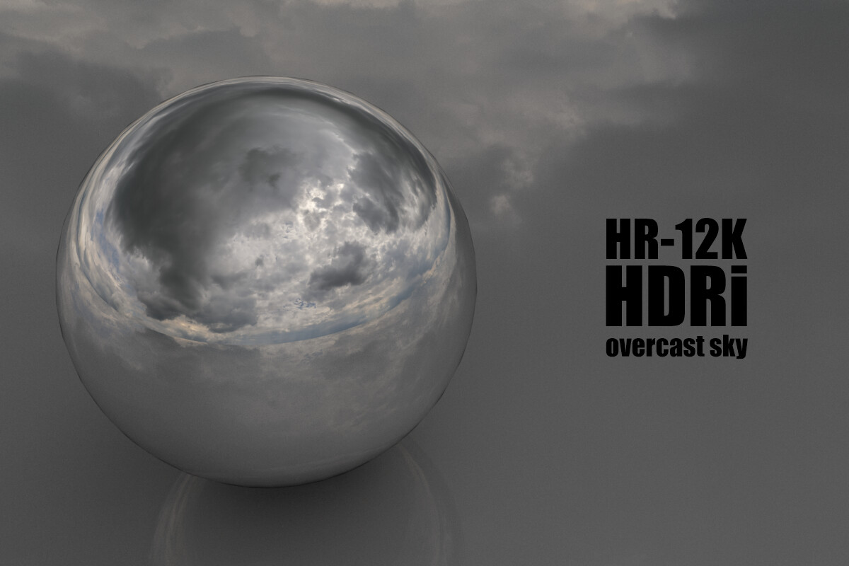 ArtStation - SKYDOME HDR 360° PANORAMA - overcast sky