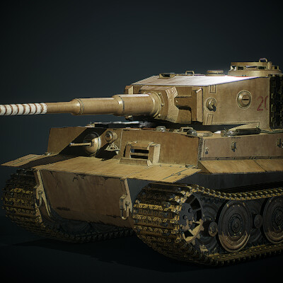 ArtStation - Tiger 1 (Late)