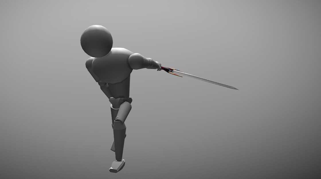ArtStation - Swordsman animation practice