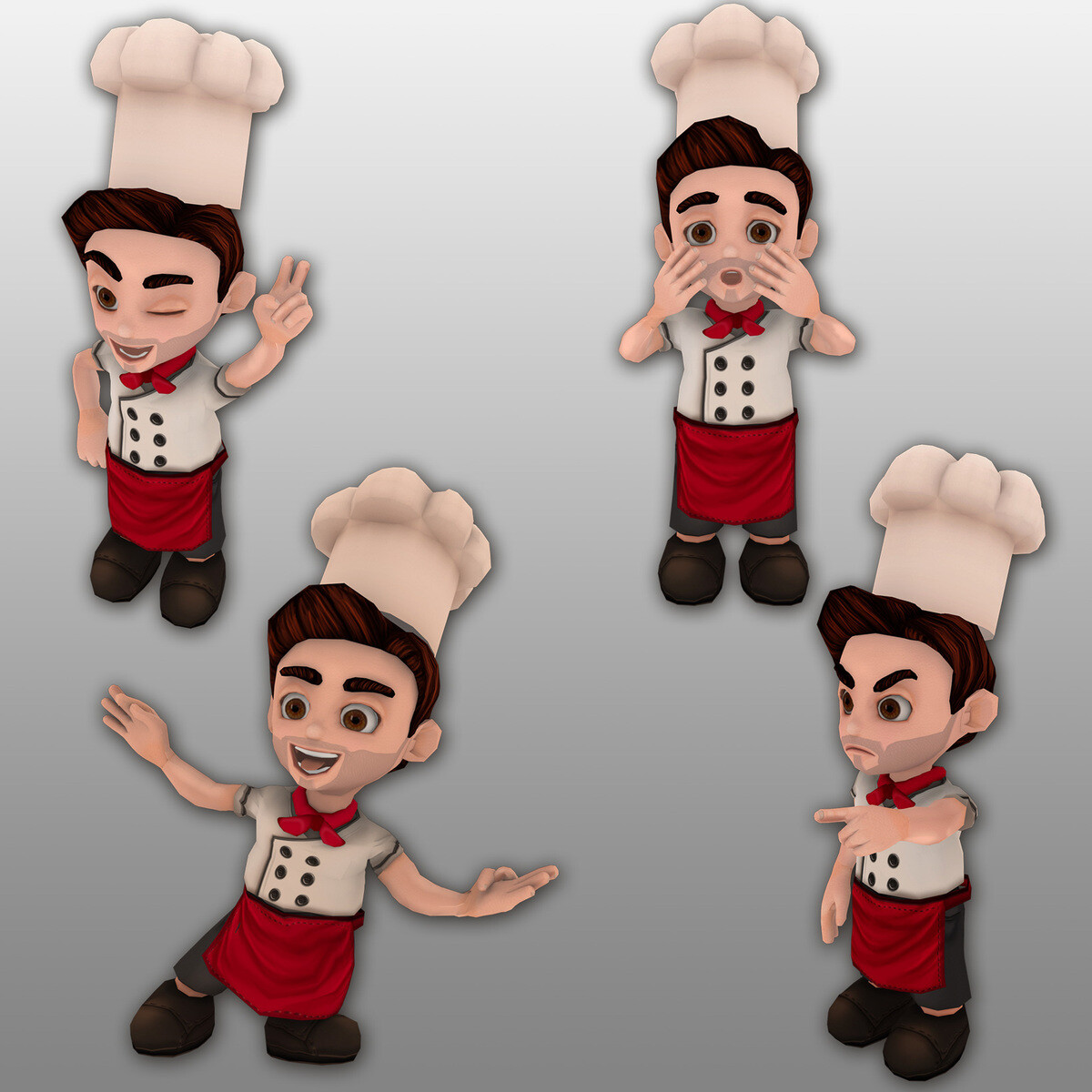 ArtStation - Chef Character - WIP