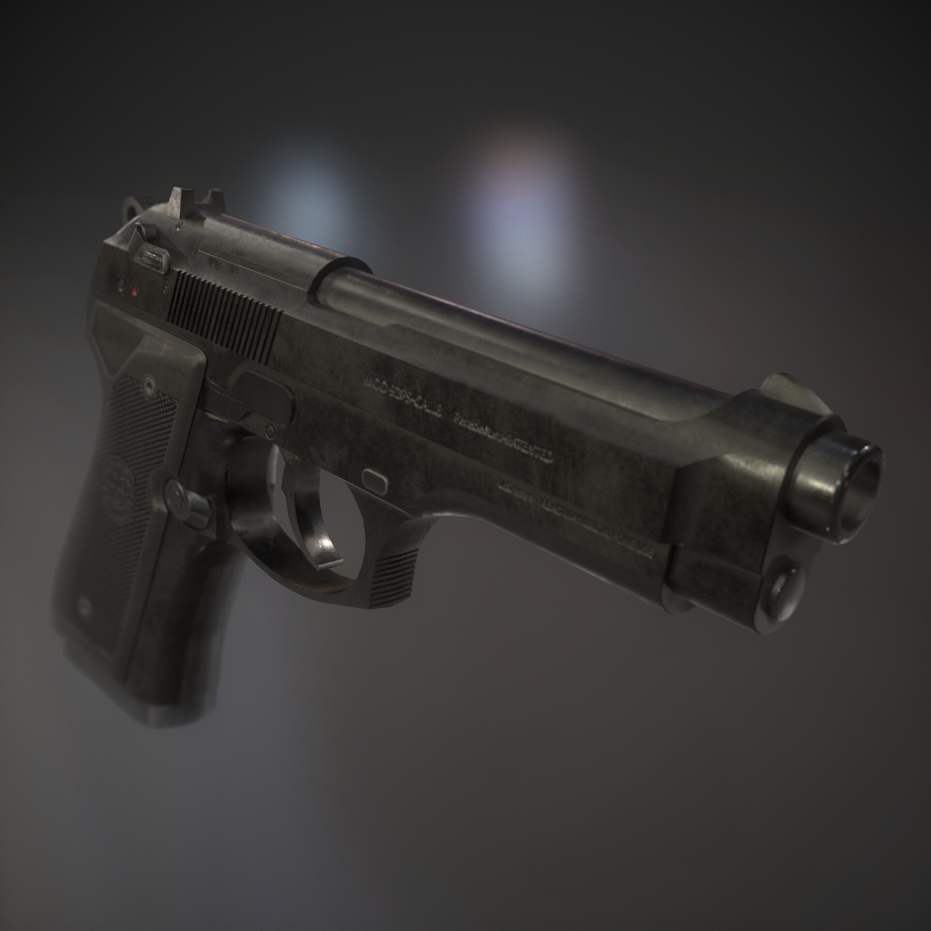ArtStation - Beretta 92, David Pavlick