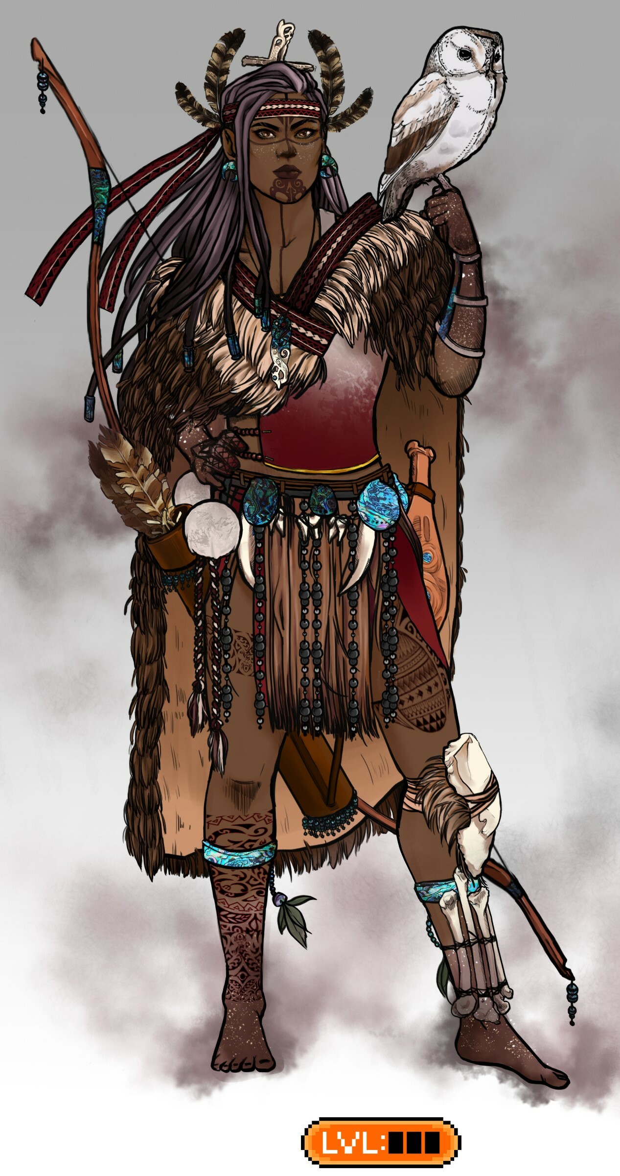 ArtStation - Maori Archer Character Concept.
