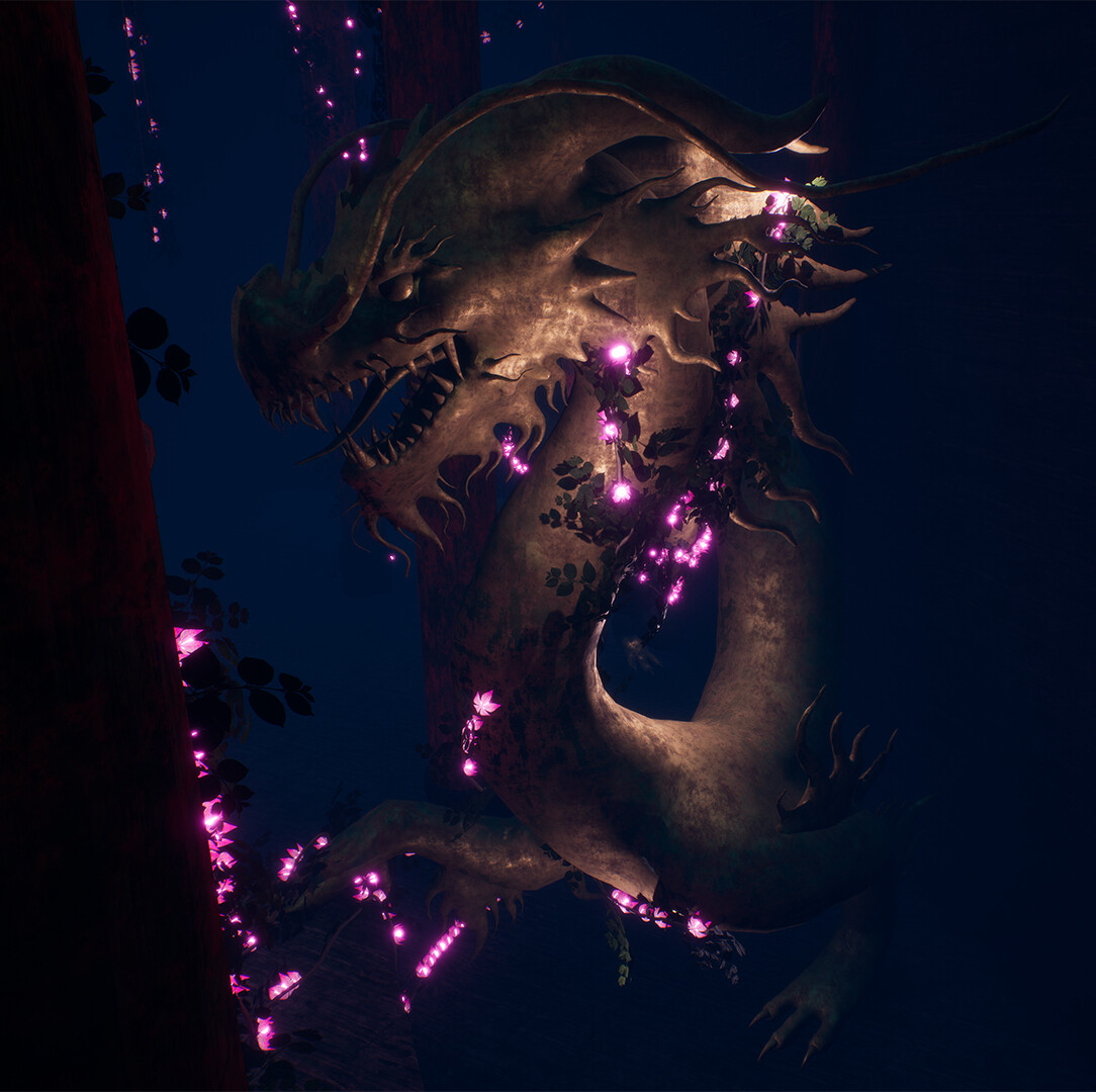 ArtStation - Anomaly - Dragon statue